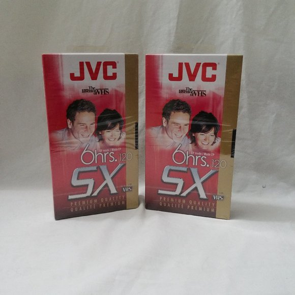 JVC | Media | 2 Jvc New Blank T2 5x Vhs Tapes Premium Quality | Poshmark
